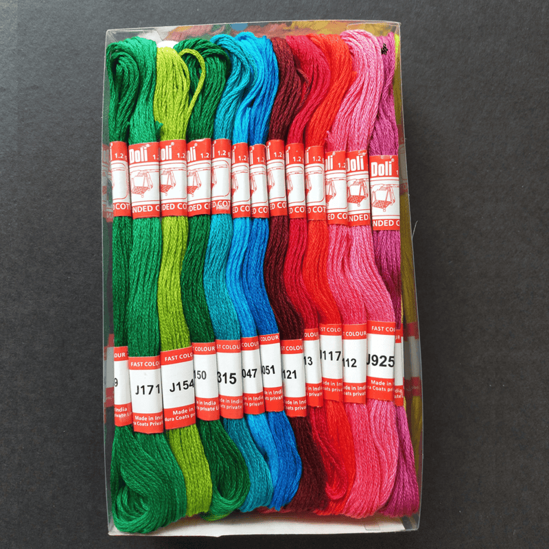 Doli embroidery thread value pack | Best Price | Embroidery thread best ...