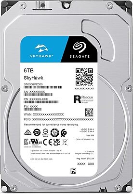Seagate Skyhawk 6 TB Surveillance Internal Hard Drive HD (ST6000VX009)