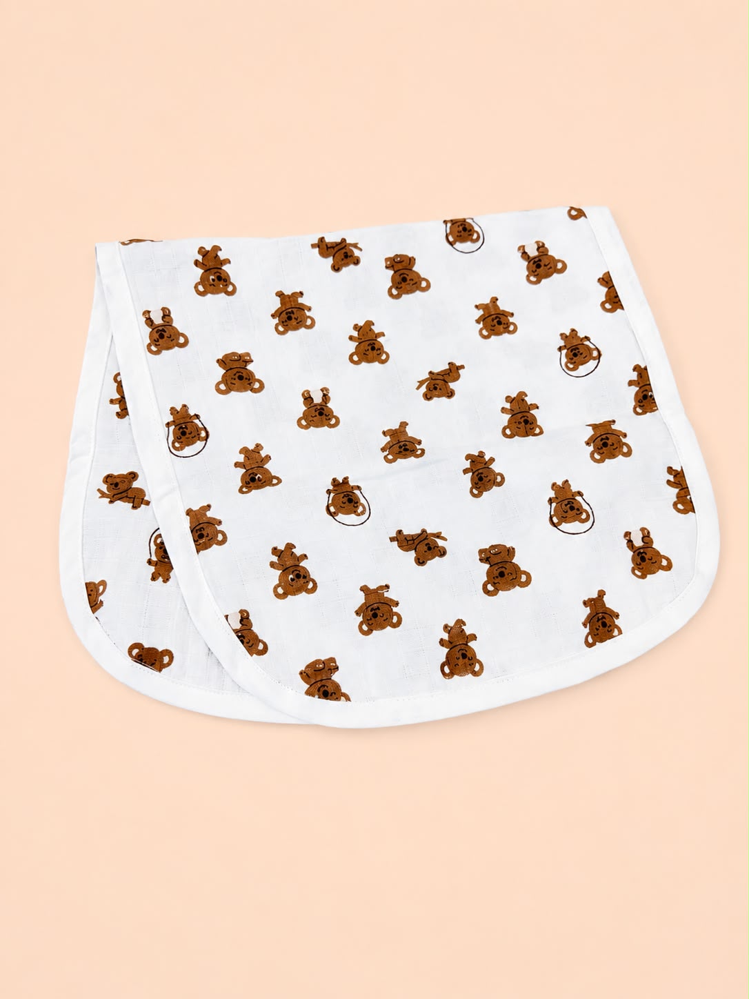 Premium XL 4-Layer Muslin Burp Cloth- 60 x 30 cm - Mazhalai Vannam ...