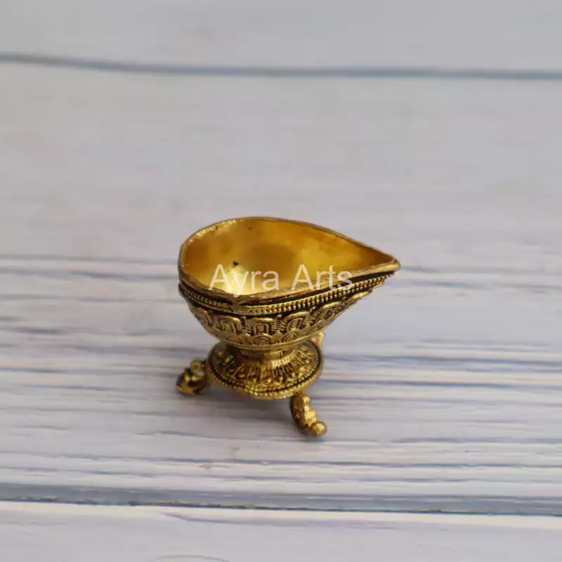Premium Brass Diya - 2 Inch Length