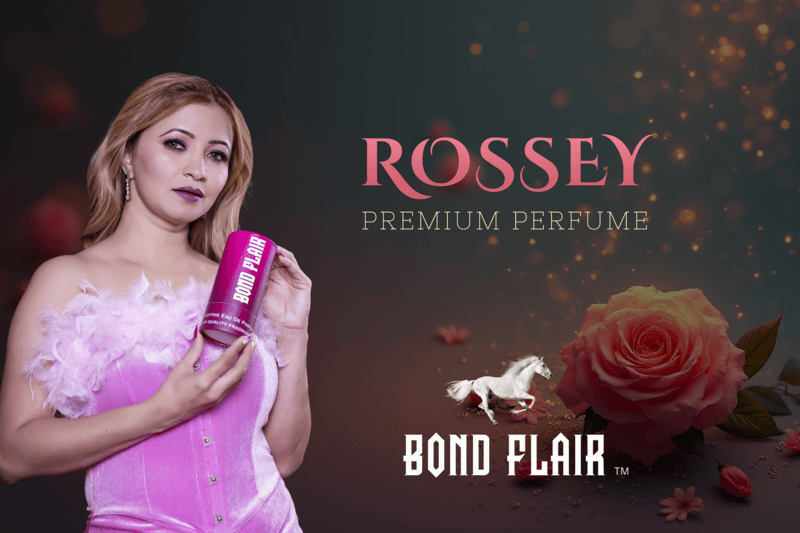 Rossey EDP: Refined Floral-Woody Perfume with Rose & Luxurious Sandalwood