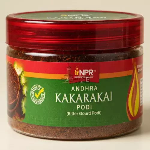 NPR Kakarakai Bitter Gourd Podi | Authentic Andhra Style Chutney Powder