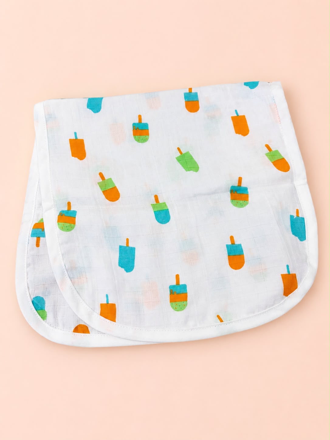 Premium XL 4-Layer Muslin Burp Cloth- 60 x 30 cm - Mazhalai Vannam ...