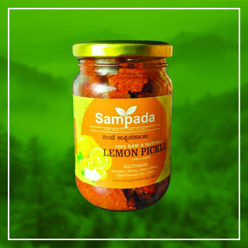 Buy Lemon Pickle with Garlic | Tangy & Spicy – Anaga Naturals