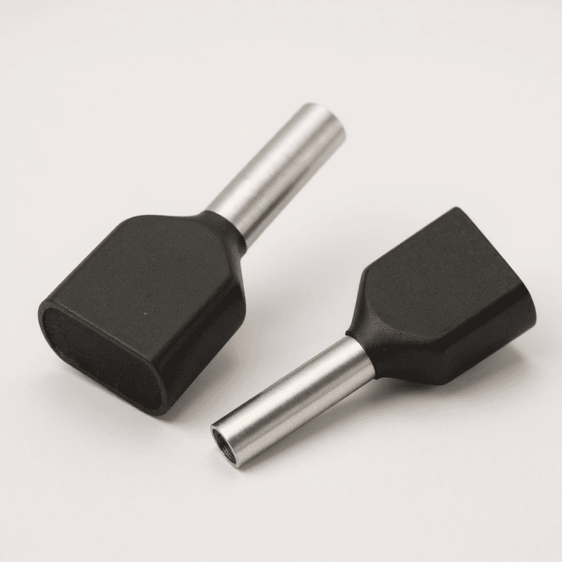 1.5 sq.mm Twin Insulated Ferrule (Black) | HTSFI-1508